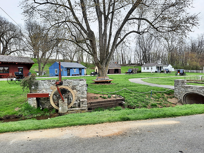 Step into living history at this authentic village, where water wheels still turn and time moves at yesterday's pace.
