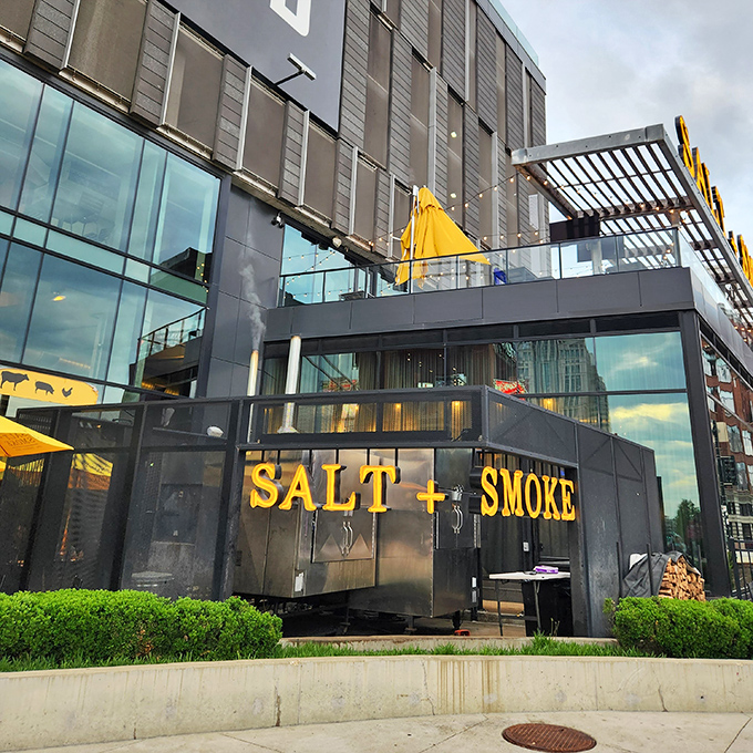 Industrial chic meets comfort food - this place understands that great seafood deserves an equally impressive setting.