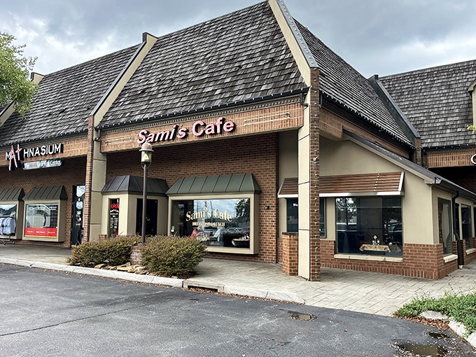 Sami's Cafe nestles into its shopping center spot like a hidden gem &ndash; where locals guard their favorite breakfast spot jealously.