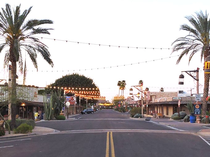 Scottsdale's historic buildings stand proud like distinguished gentlemen at a desert cocktail party.