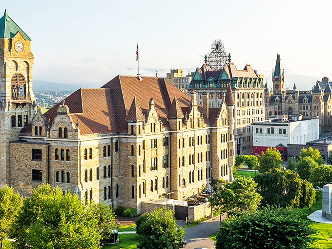 Scranton's majestic courthouse architecture reminds you that some cities know how to age gracefully and beautifully.
