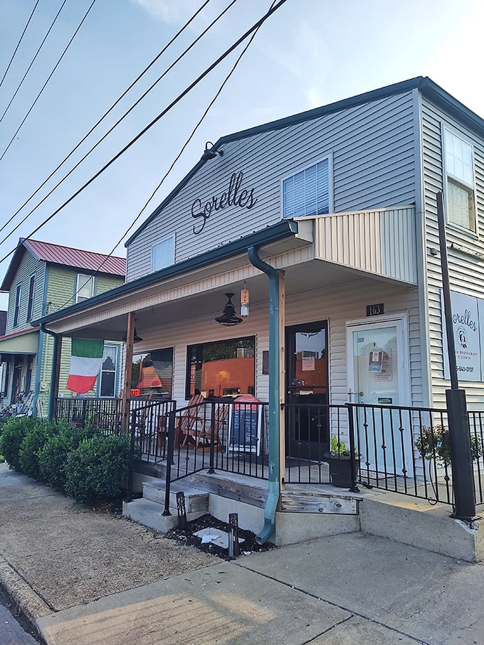Sorelles' charming porch feels like grandma's house&mdash;if grandma made spectacular pizza. Small-town charm, big-time flavor.