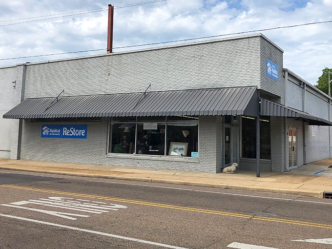 Habitat ReStore's practical exterior hints at the home improvement goldmine waiting inside.