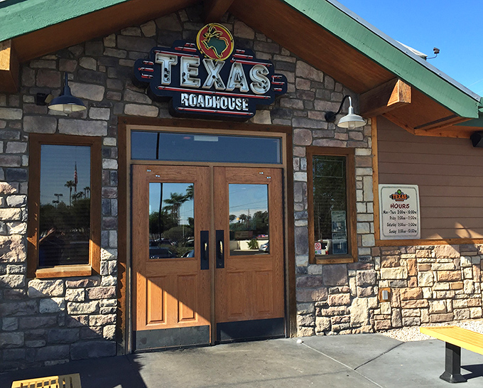 Behind those stone walls and wooden doors lies a Texas-sized promise: steaks that make the chain restaurant debate irrelevant.