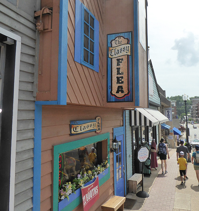 Branson's colorful charm extends right into its flea markets, where every storefront tells a story.