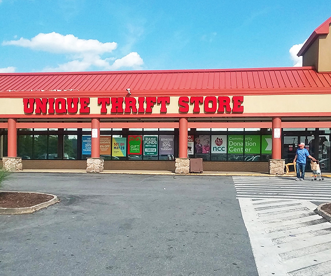 Unique lives up to its name with bold letters that promise exactly what you're hoping to find inside today.