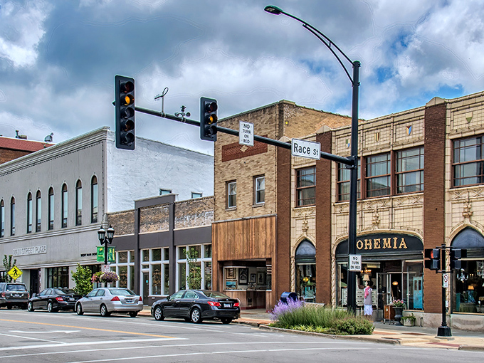 Urbana's vibrant downtown pulses with college town energy while maintaining its welcoming small-city character.