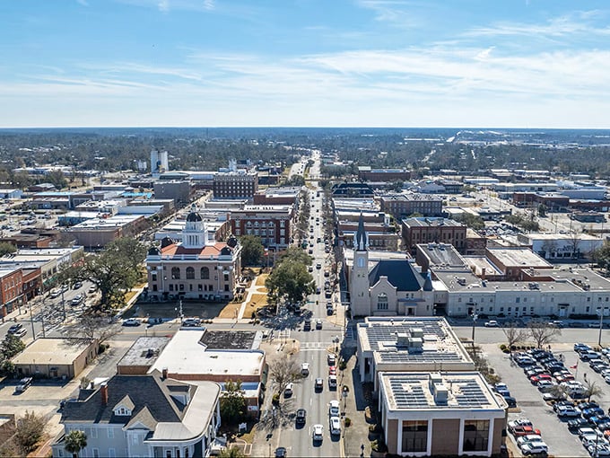 Valdosta from above &ndash; a bird's eye view of a city where your dollar stretches as far as the horizon.