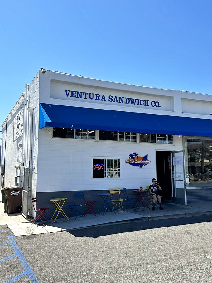 Clean lines and ocean breezes create the perfect backdrop for Ventura's sandwich sanctuary by the sea.
