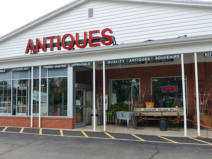 Clean lines and clear windows showcase treasures that span generations of Wisconsin family histories.
