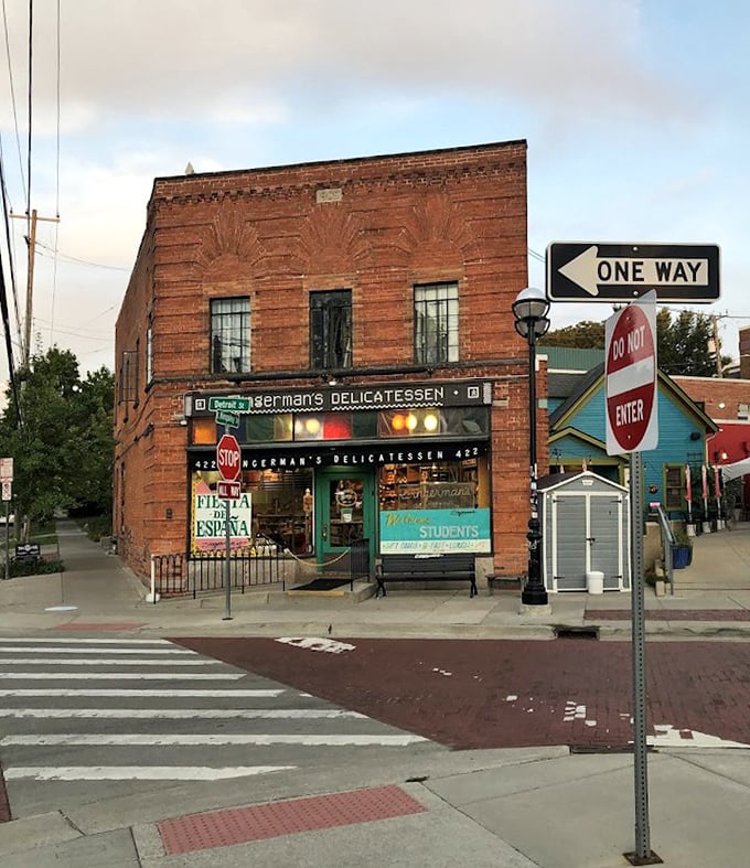 Historic brick buildings in college towns often house the most legendary food experiences imaginable.