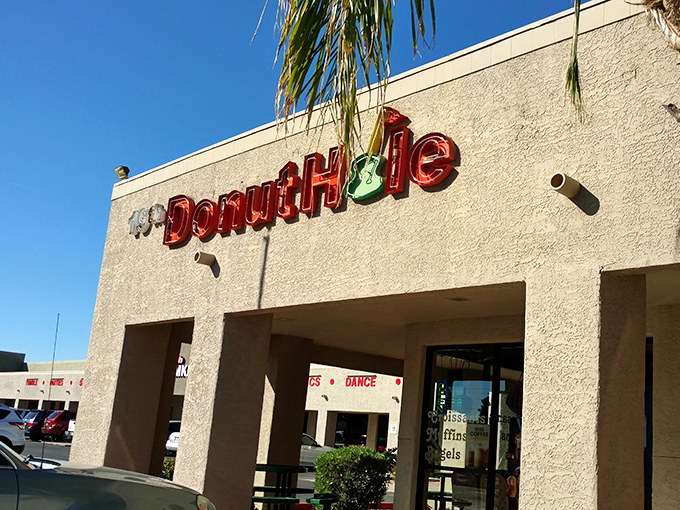Sometimes the simplest signs lead to the most extraordinary donuts &ndash; this place proves that theory daily.