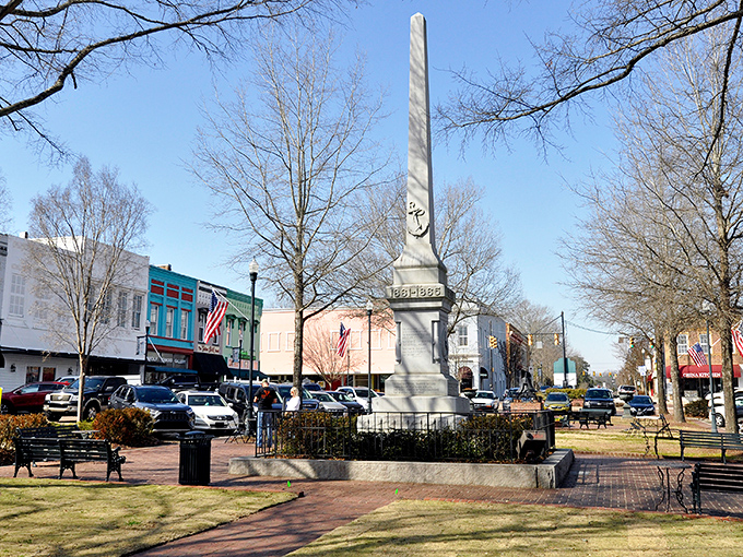 Main Street Abbeville flows like a gentle river, carrying visitors past shops that remember when handshakes sealed deals.
