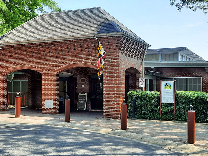 This beautifully preserved mill building transforms ordinary shopping into an extraordinary journey through American history.