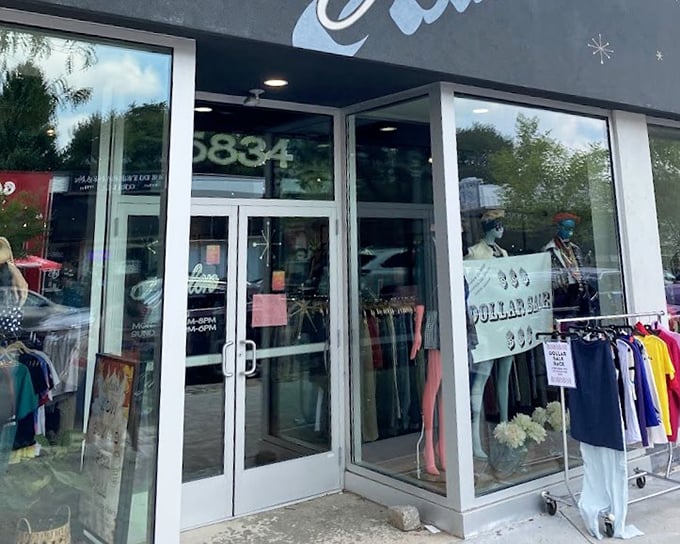 Mannequins in Avalon's window display vintage looks so fresh, you'd swear the '70s and '80s never really left us.