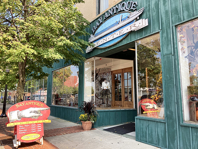 The classic storefront invites you into a world where past and present meet in delightful harmony.