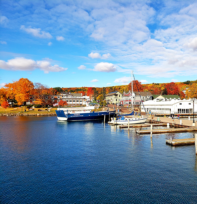 Bayfield's marina offers a forest of masts and the promise of adventure on Lake Superior's vast blue playground.