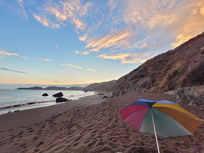 At Black Sands Beach, even the darkest sand gets its moment in the sun&mdash;proof that contrast makes everything more vivid.