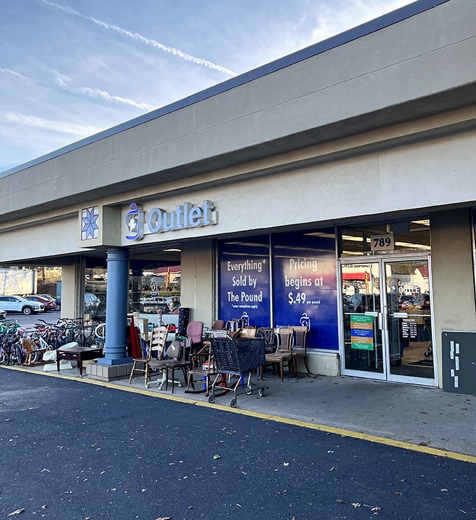 That professional storefront design proves thrift stores can be both charitable and beautifully presented to customers.