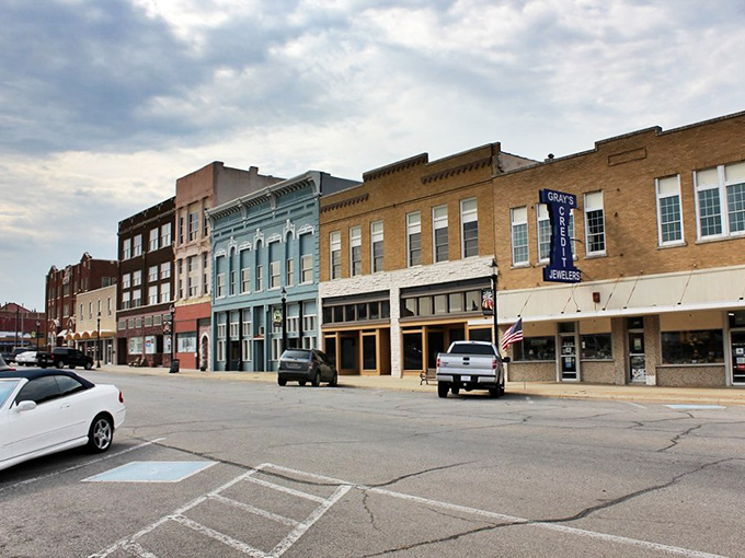 Main Street Denison offers a visual history lesson with every storefront. When's the last time you window-shopped without checking your phone?