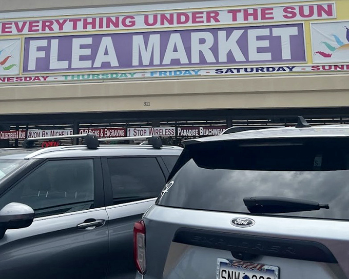 Multiple storefronts under one roof create a shopping village where every door opens to new possibilities.