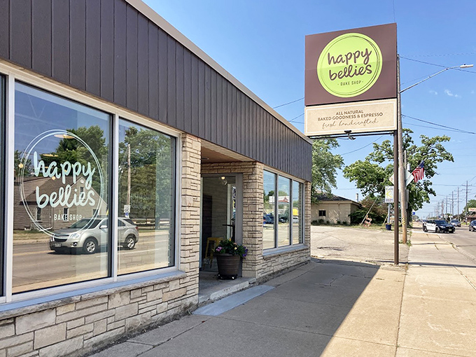 That cheerful signage promises exactly what it delivers - pure happiness in every handcrafted bite and belly-warming experience.