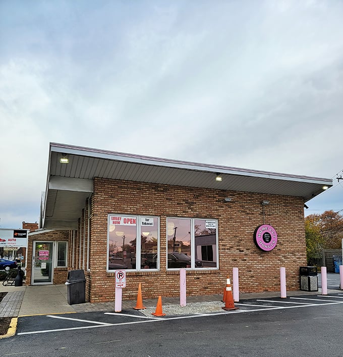 Sometimes the most unassuming places hide the greatest treasures. Home Cut's simple storefront conceals donut magic that locals line up for.
