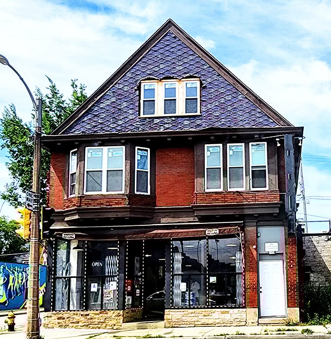 That classic Milwaukee architecture frames a deli experience that connects past and present perfectly.