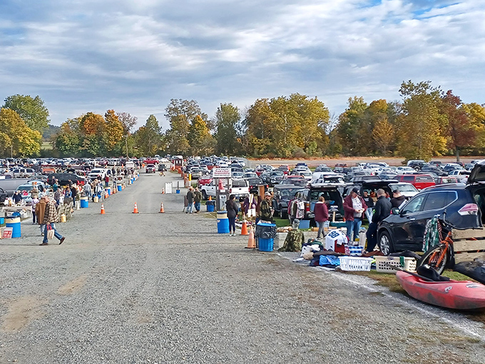 The hills surrounding Jake's create a scenic backdrop for Pennsylvania's most picturesque treasure hunting experience.