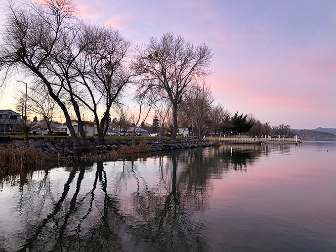 This peaceful shoreline proves waterfront living doesn't have to sink your retirement dreams completely.