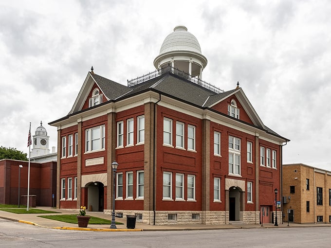 That stately courthouse dome watches over Main Street like a benevolent grandfather keeping everyone in line.