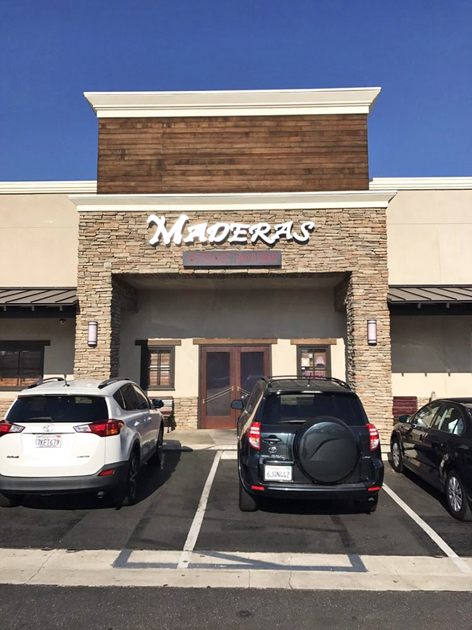 The stone facade might look modern, but the steak traditions inside are timeless. Some things never need updating.