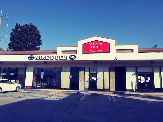 This unassuming storefront hides sandwich greatness. Mike's Deli is the Clark Kent of the deli world &ndash; secretly super.