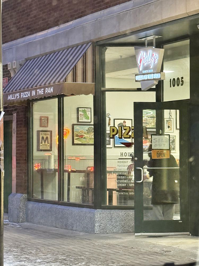 The understated charm of a true pizza craftsman's workshop, where magic happens daily.