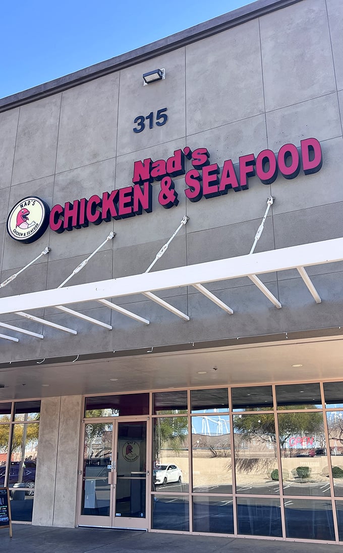 Clean lines and simple signage often mark the spots where culinary magic happens daily.