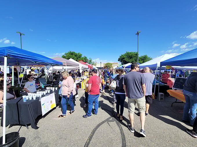 Young shoppers discover vintage fashion treasures - proving style truly has no expiration date.