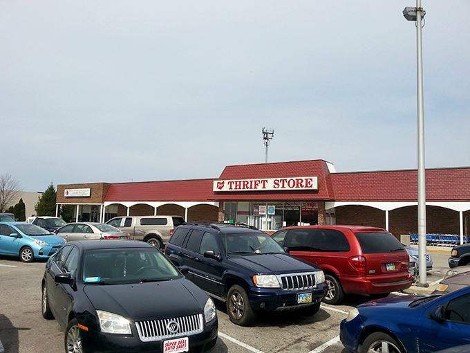 Ohio Thrift's classic red sign has guided generations of bargain hunters to this promised land of pre-loved treasures.