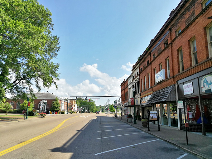 The classic American main street in Paris offers a postcard-perfect scene where your dollar stretches like it's doing yoga.