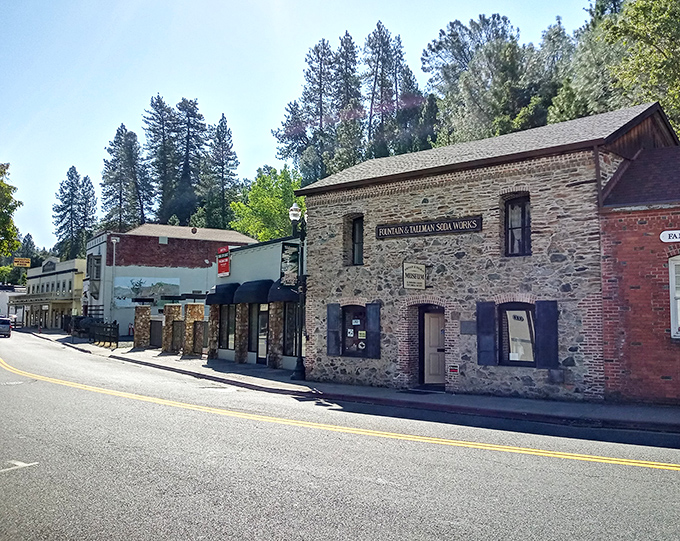 These historic brick buildings now house friendly shops instead of rough saloons and gambling halls.