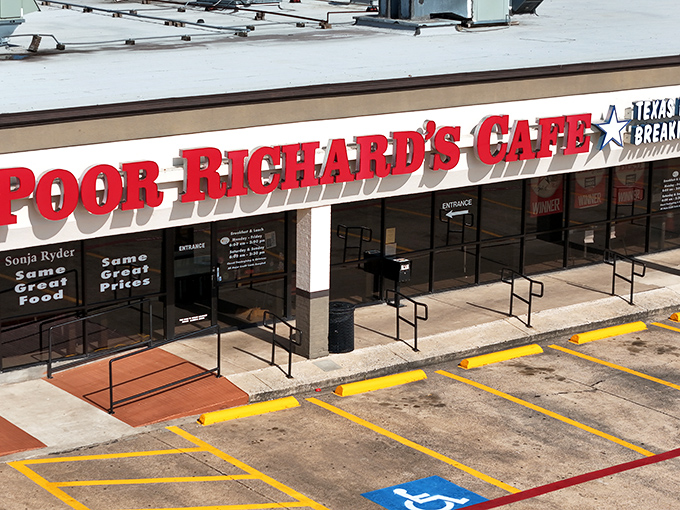 The straightforward storefront of Poor Richard's hides a breakfast wonderland that's been fueling Plano for generations.