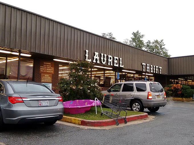 That classic thrift store charm mixed with serious square footage means serious shopping opportunities ahead.
