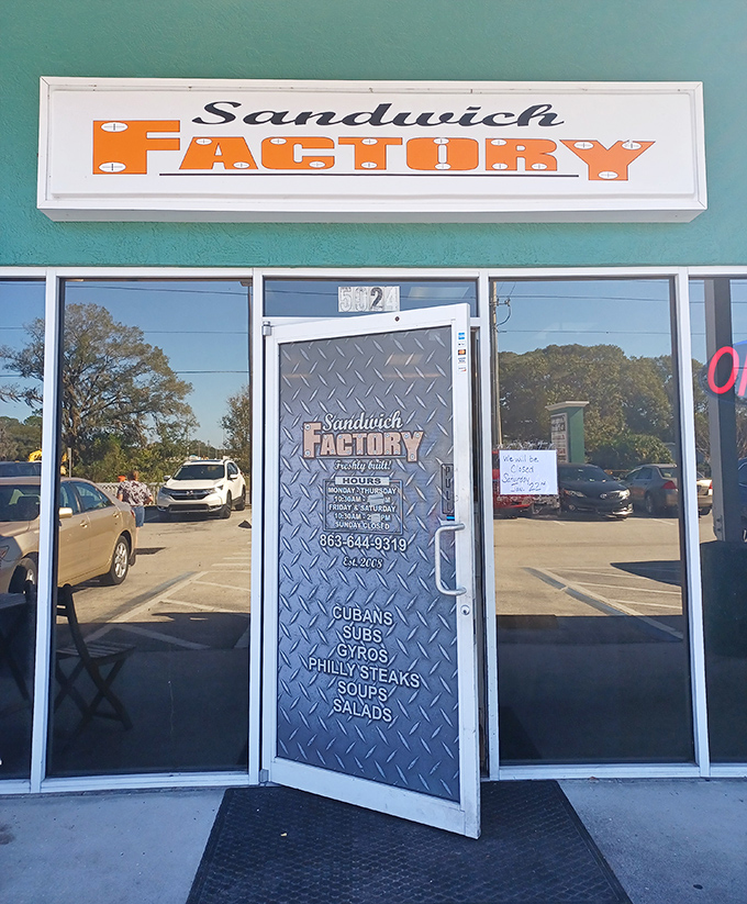 The bright green building houses sandwich artisans who transform simple ingredients into lunchtime masterpieces.