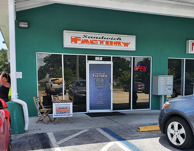 When a place advertises Cubans, subs, and Philly steaks on the window, you know they're not messing around.