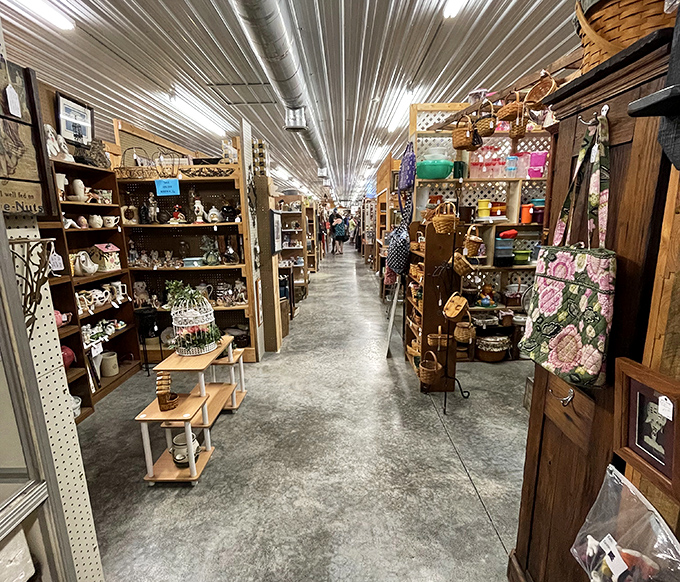 Narrow aisles create an adventure where every turn reveals unexpected delights. 