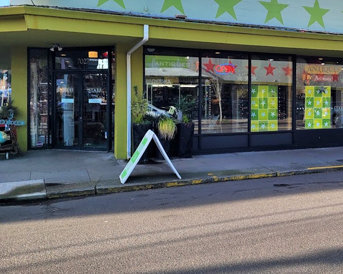 Those green stars aren't just decoration - they're marking the spot where vintage dreams come true daily.