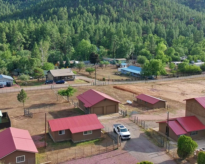 Forest cabins in Strawberry nestle among towering pines like cozy hideaways from busy world.