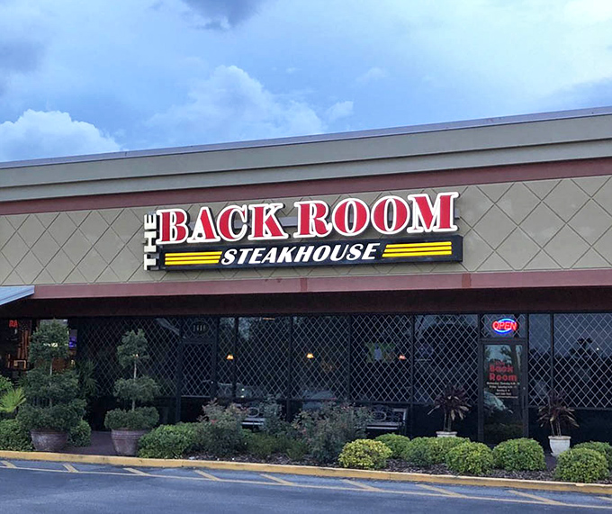 Don't judge this steakhouse by its storefront &ndash; The Back Room serves up USDA Prime that rivals any fancy establishment.