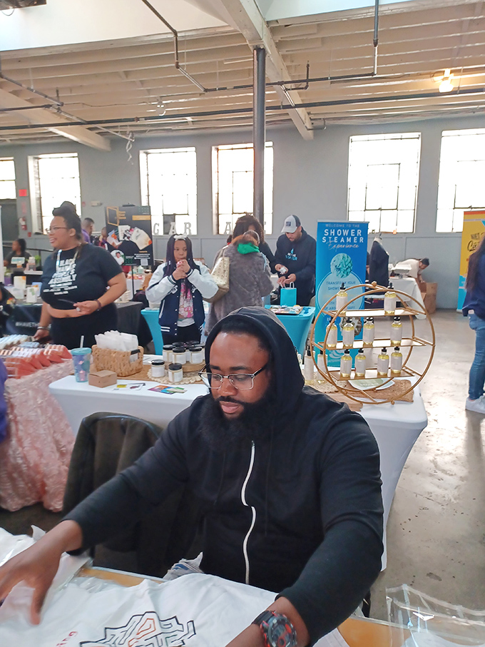 Artists and makers gather under one roof where original creations meet appreciative customers seeking unique treasures.