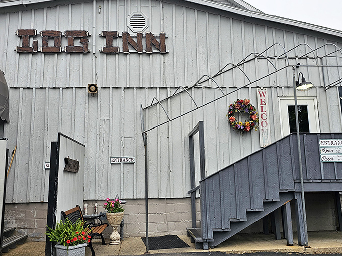 This weathered building has character written in every board, just like the comfort food served inside.