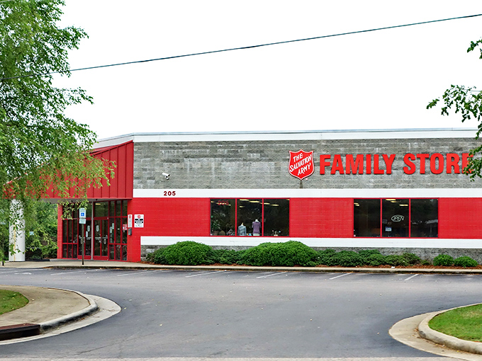 That clean, modern storefront design proves thrift shopping has come a long way from dusty basement sales.